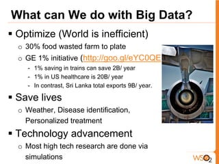 WSO2 Big Data Platform and Applications | PPTX | Databases | Computer Software and Applications