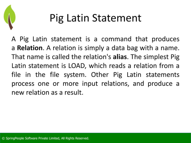 Introduction To Big Data Analytics On Hadoop - SpringPeople | PDF