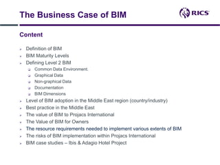 Introduction to BIM and business case of BIM | PDF