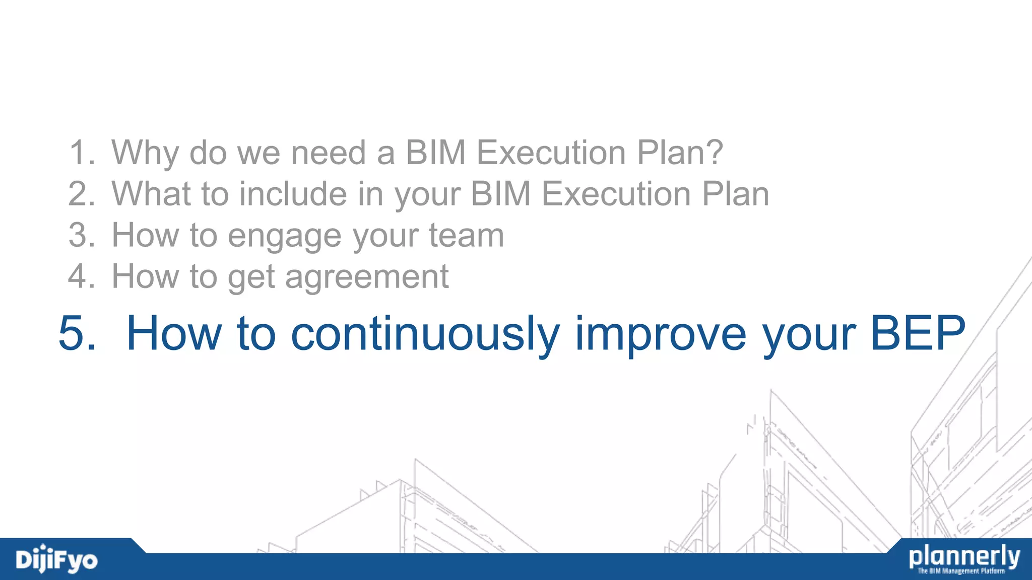 Introduction to BIM Execution Planning (BEP) (Episode 02) | PPTX