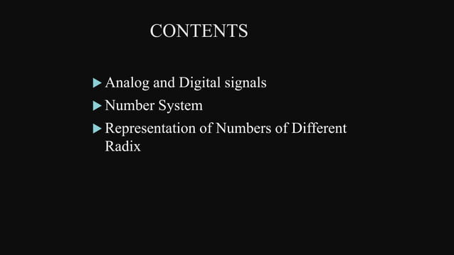 Introduction to binary number system | PPTX