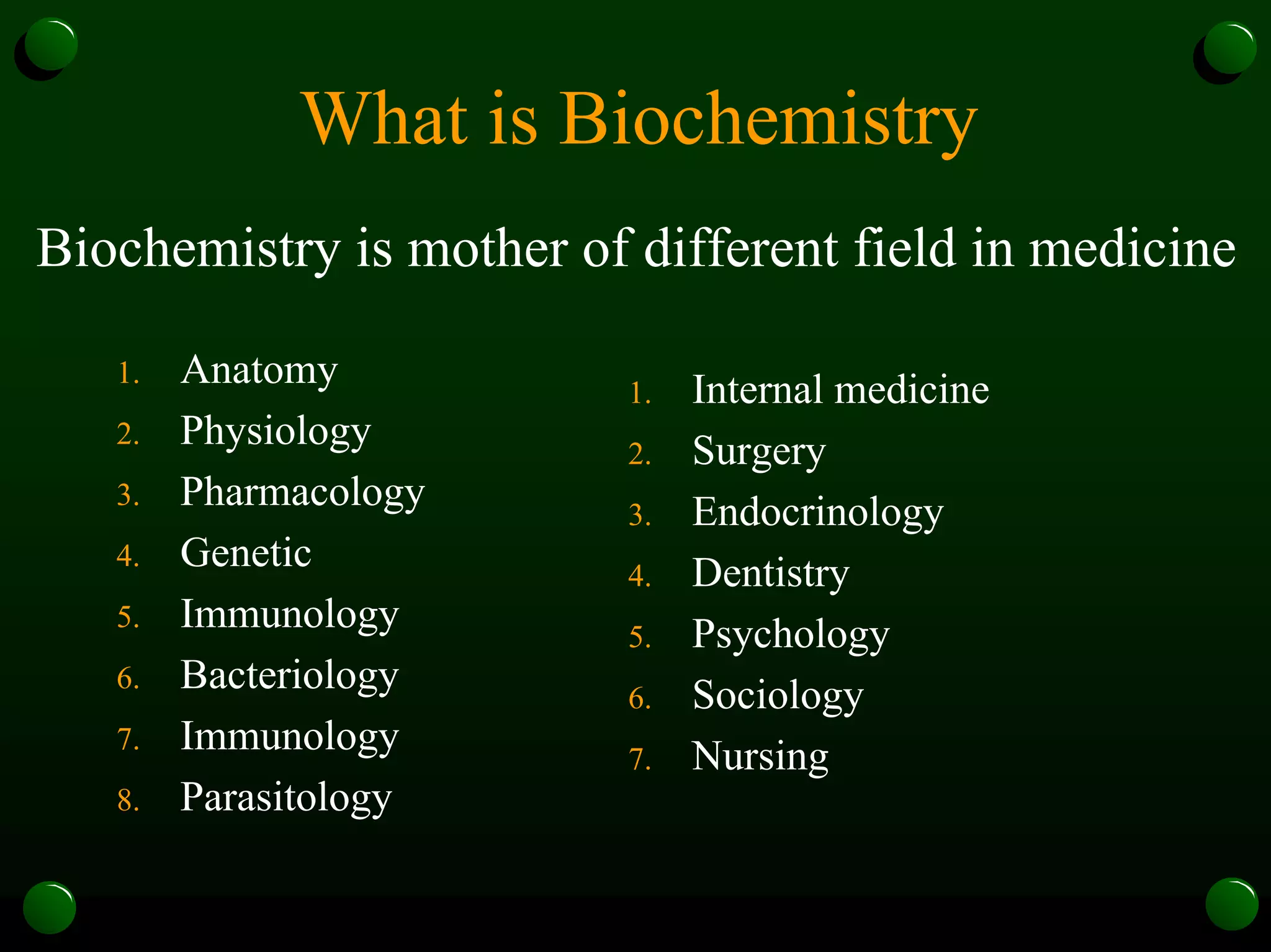 Introduction to biochemistry | PDF