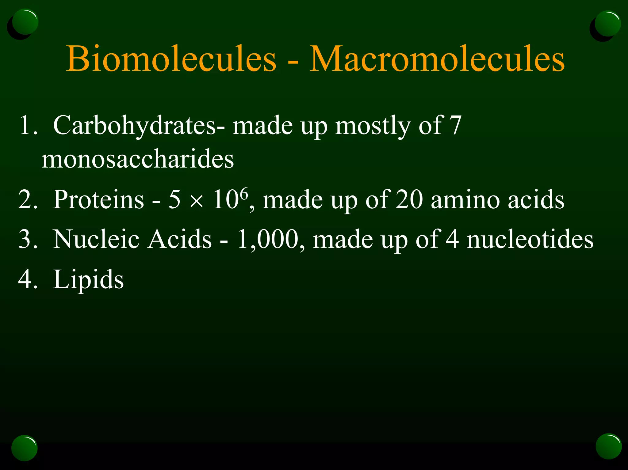 Introduction to biochemistry | PDF
