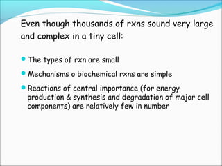 Introduction to biochemistry | PPT