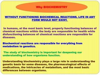 INTRODUCTION TO BIOCHEMISTY | PDF | Biological Sciences | Science