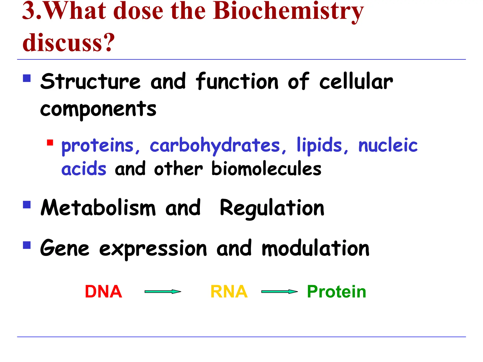 Introduction to Biochemistry lecture notes | PPT