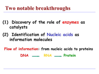 Introduction to Biochemistry lecture notes | PPT
