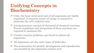 Introduction to Biochemistry: Definition and its importance | PPTX