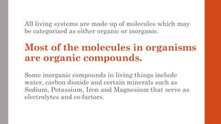 Introduction to Biochemistry: Definition and its importance | PPTX