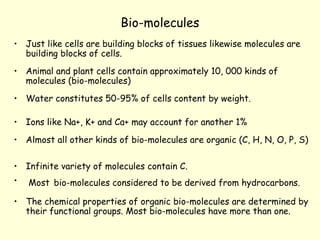 Introduction to biochemistry | PPT