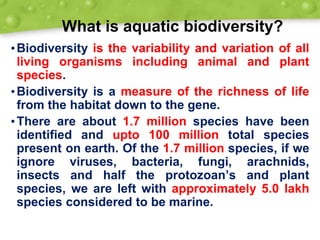 Introduction to biodiversity | PPTX