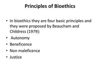Introduction to bioethics | PPTX