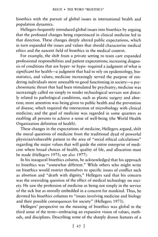 Introduction to bioethics | PDF