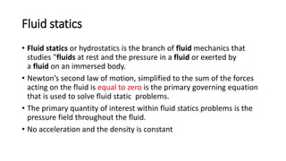Introduction to biofluid mechanics | PPTX