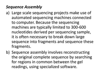 Introduction to bioinformatics | PPTX