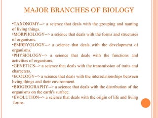 Introduction to biology | PPT