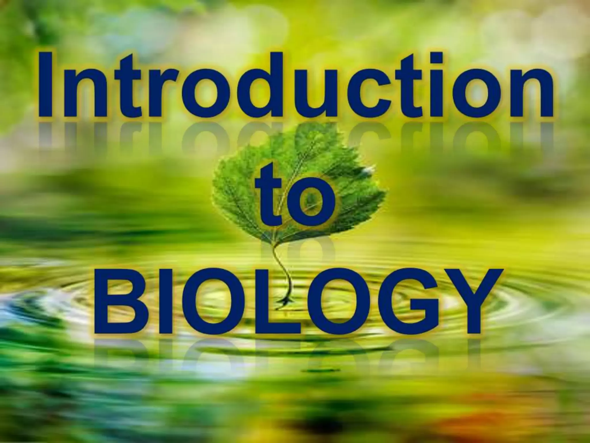 Introduction to Biology | PPTX
