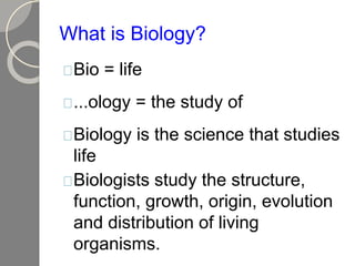 Introduction to Biology-Minerva School | PPT