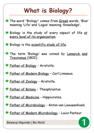 Introduction to Biology | PDF