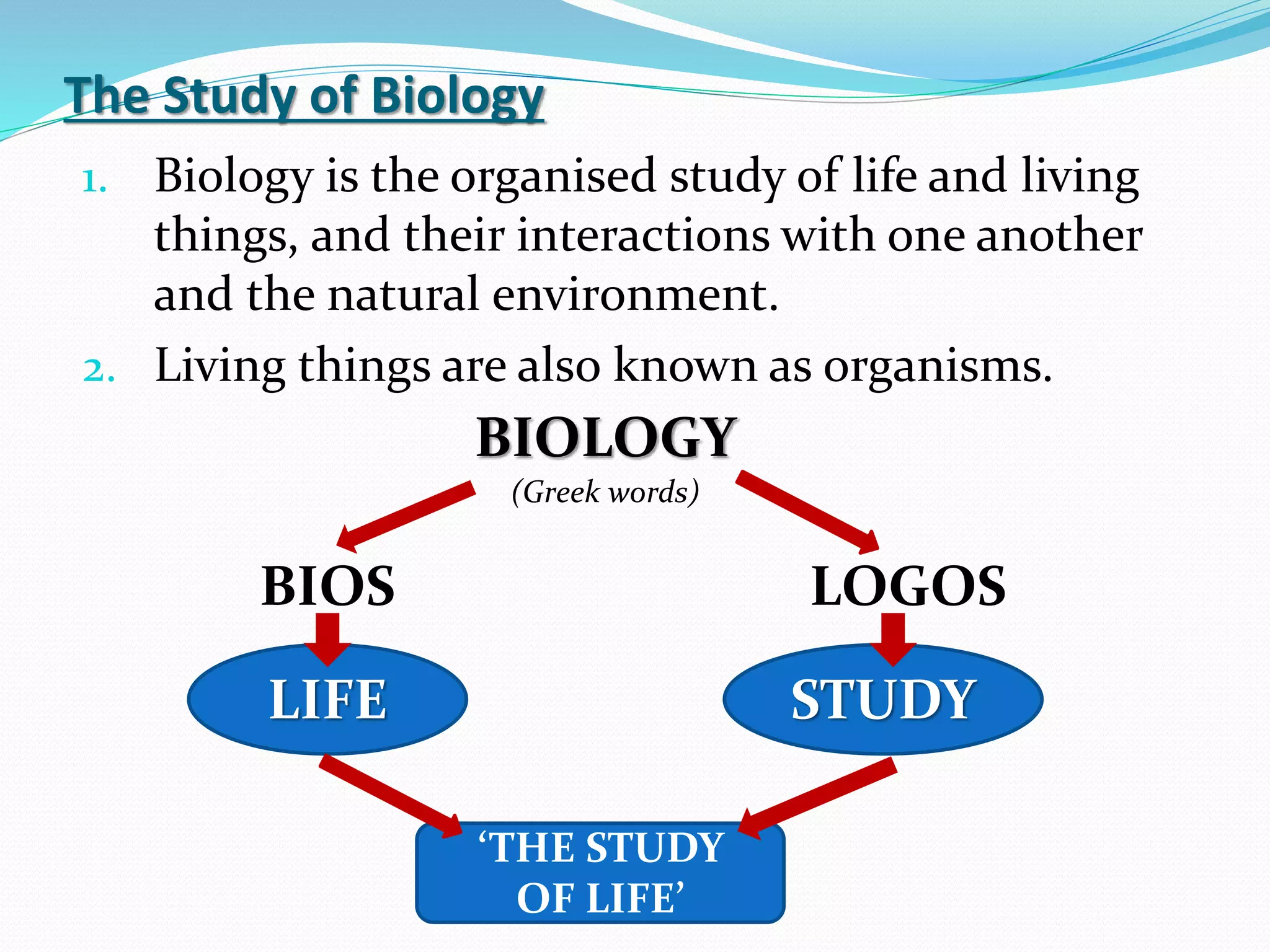 Introduction to biology | PPT