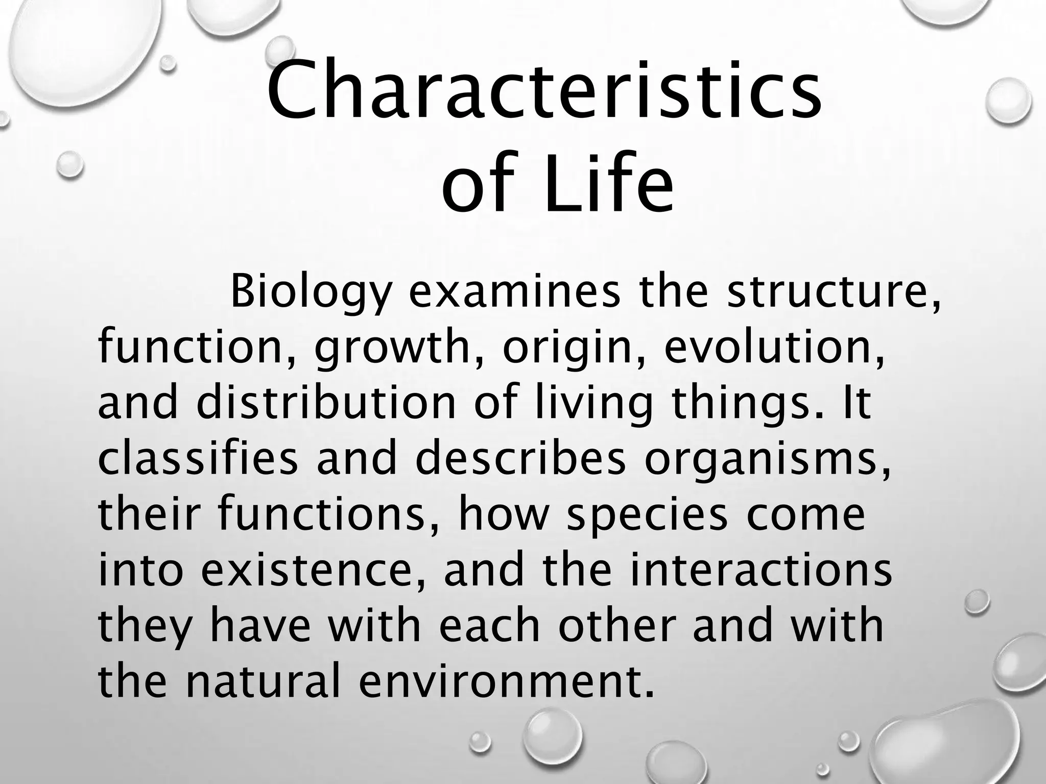 Introduction to Biology | PPT