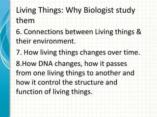 Introduction to biology101 | PPTX