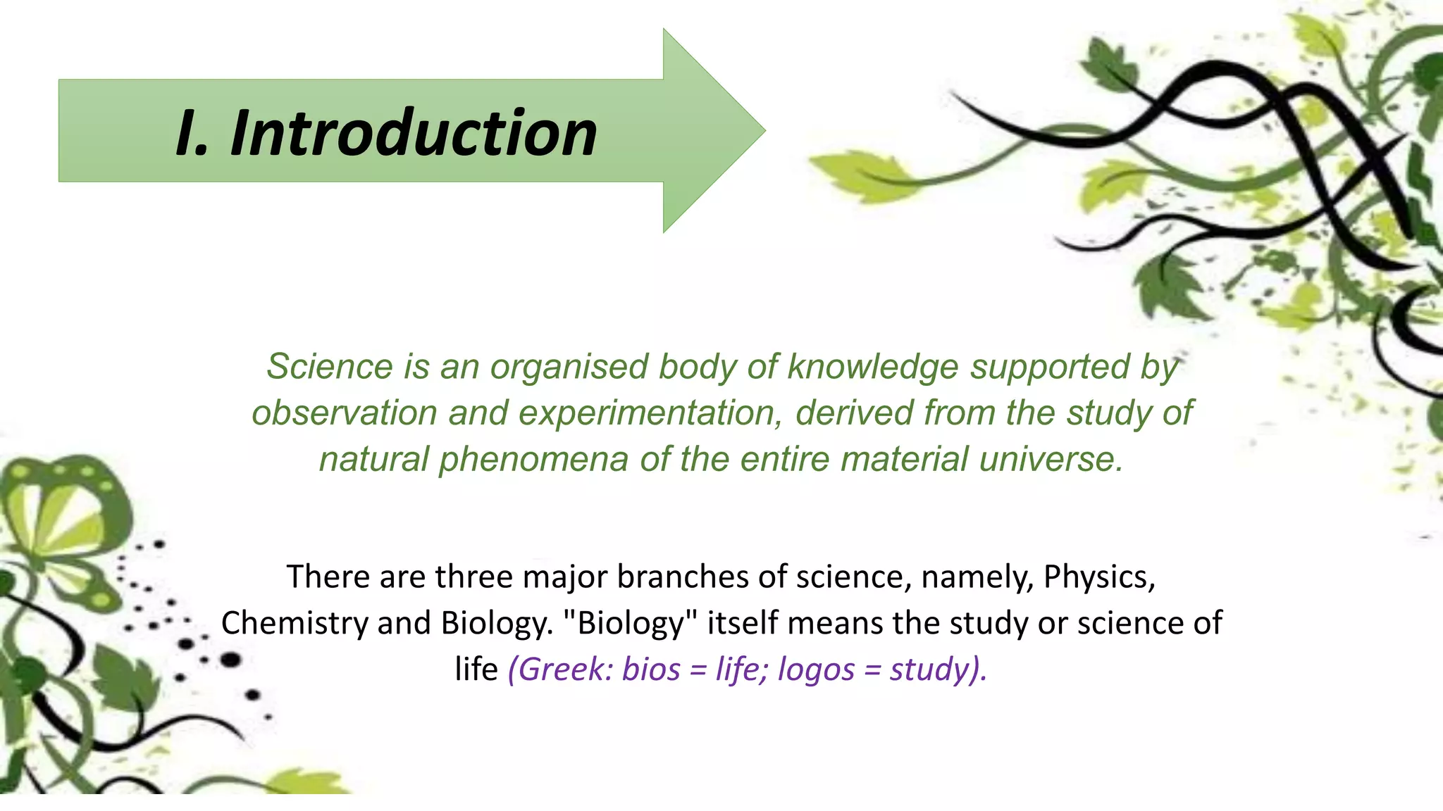Introduction to biology | PPTX