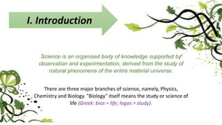 Introduction to biology | PPTX