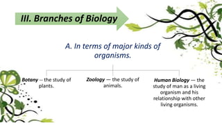 Introduction to biology | PPTX