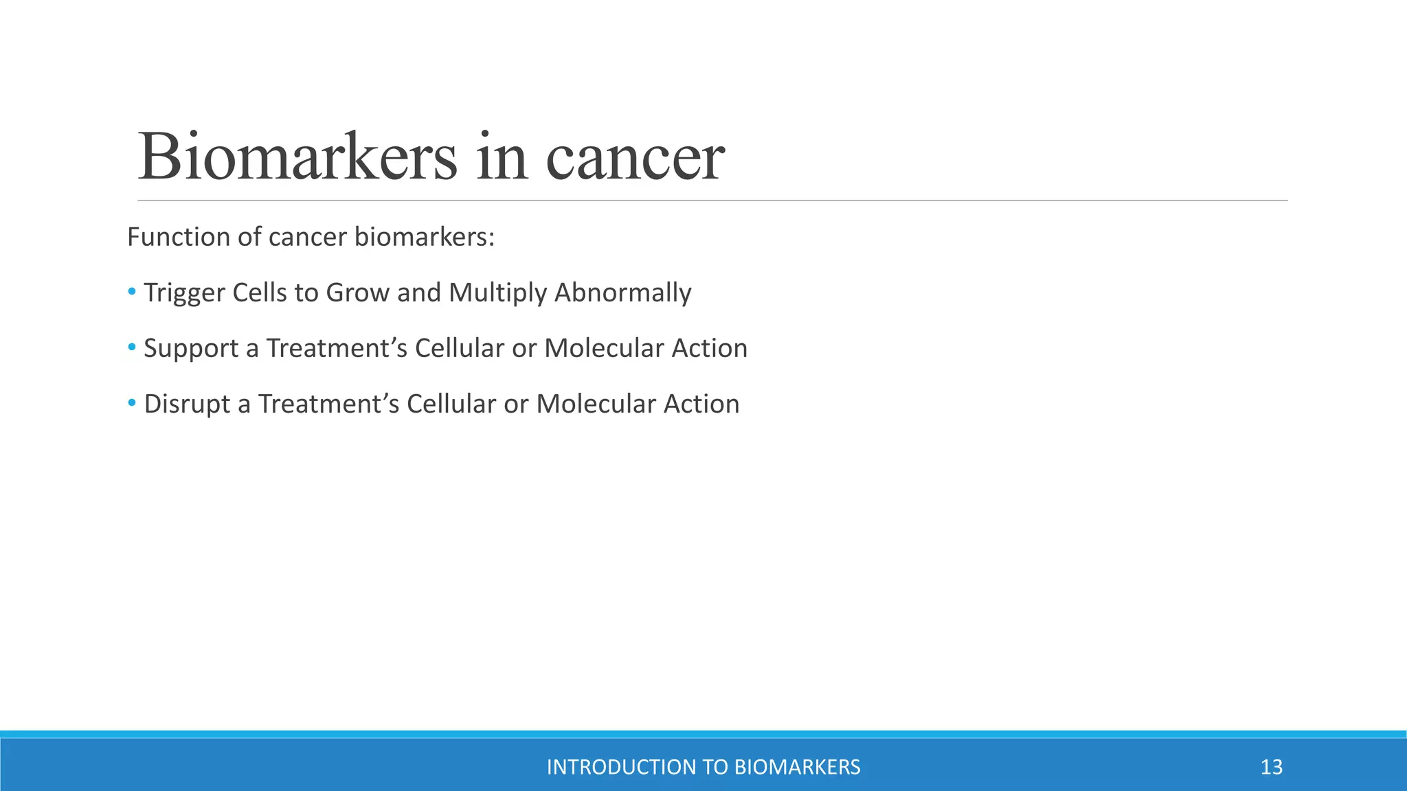Introduction to biomarkers | PDF