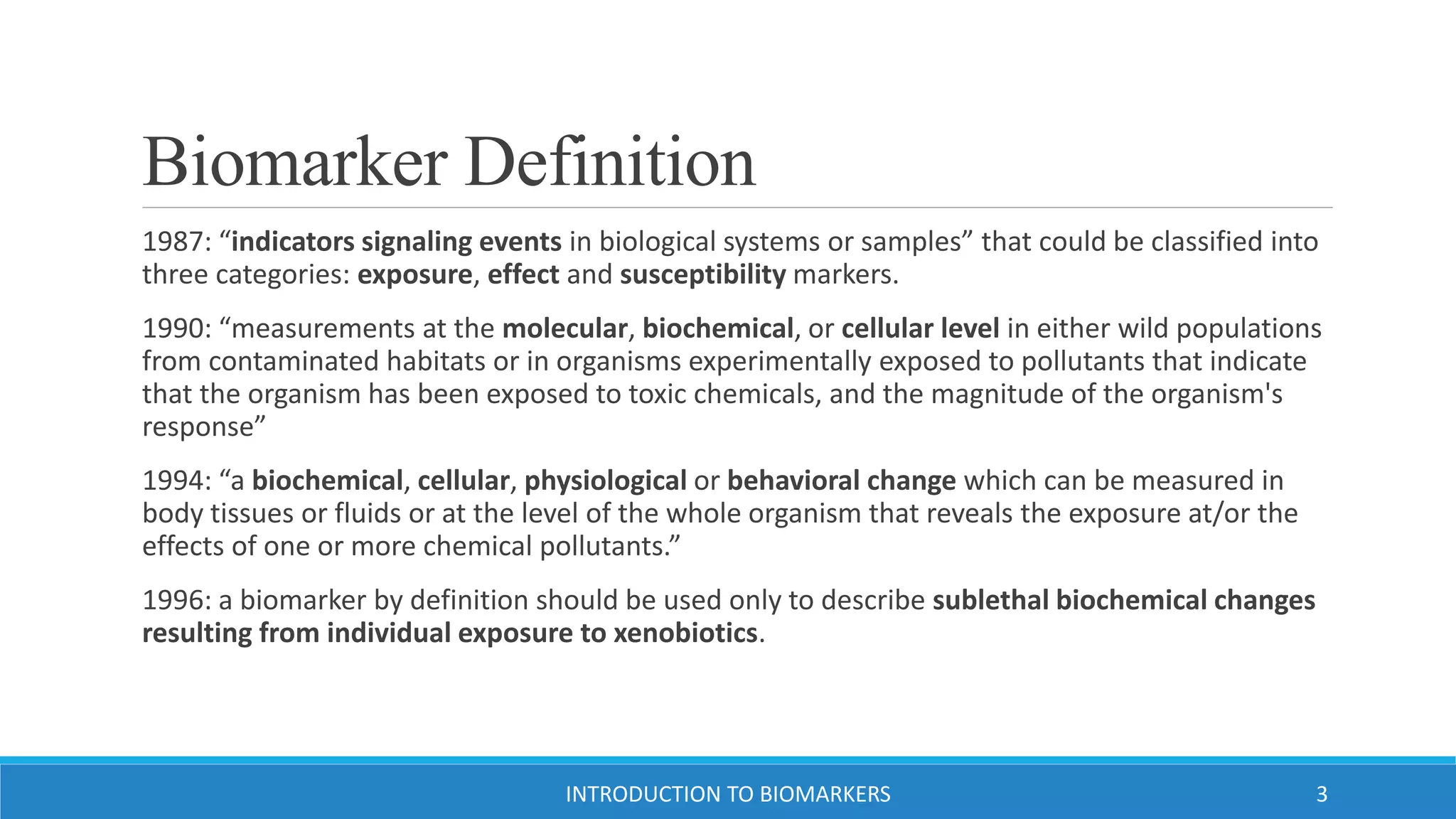 Introduction to biomarkers | PDF
