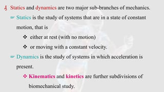 Introduction to Biomechanics.pdf | Physical Therapy | Wellness