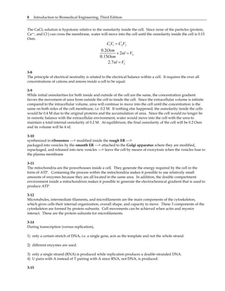 Answers to Exercises for Introduction to Biomedical Engineering (3rd Edition) by Enderle ...