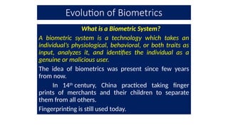 Introduction to Biometrics for Beginners.pptx