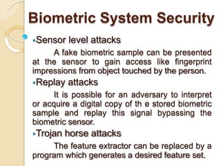 Introduction to BIOMETRICS Security.pptx