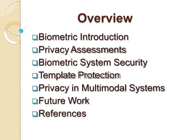 Introduction to BIOMETRICS Security.pptx