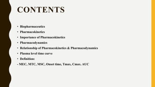 Introduction to biopharmaceutics (Part:01) | PPTX