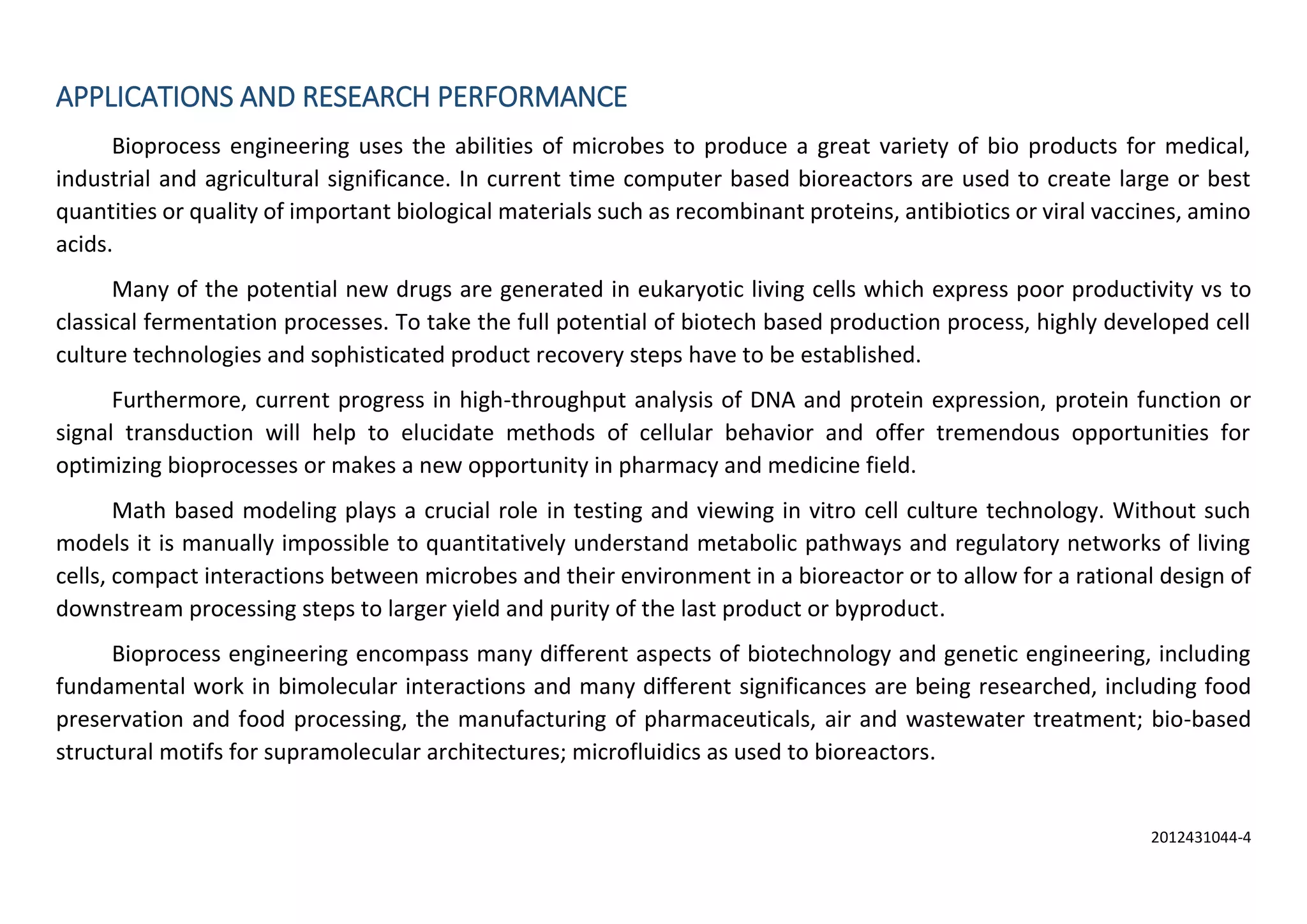 Introduction to Bioprocess Engineering | PDF