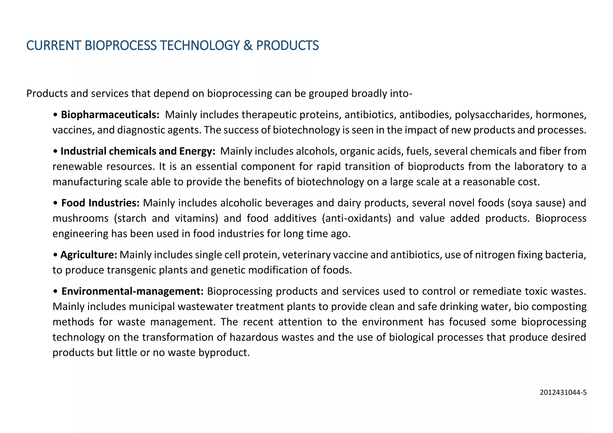 Introduction to Bioprocess Engineering | PDF