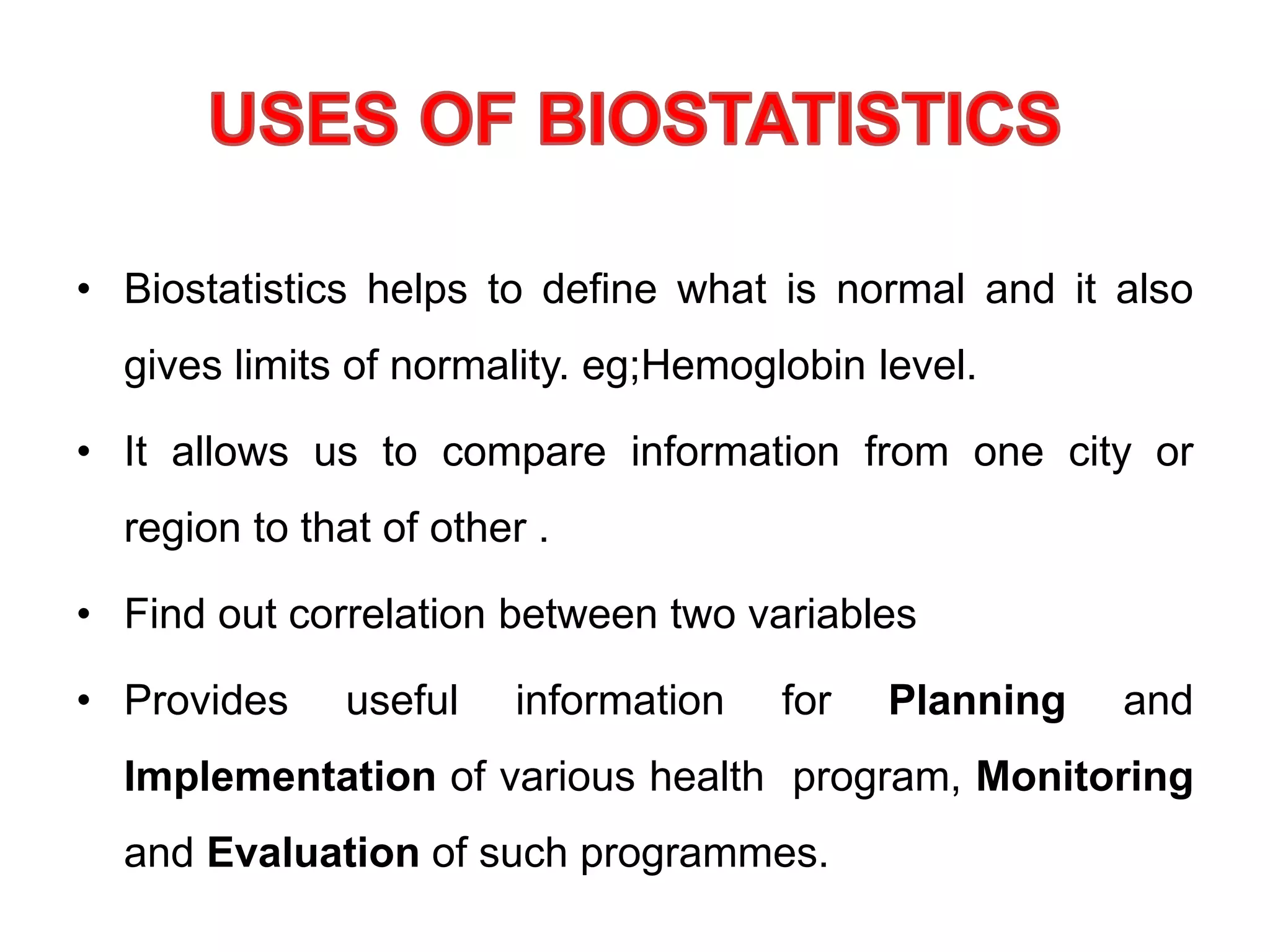 Introduction to biostatistic | PPTX