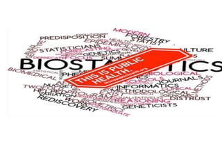 Introduction to biostatistic | PPT