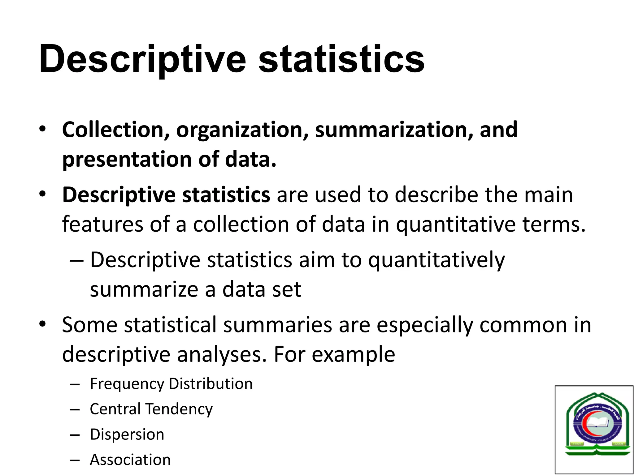 Introduction to biostatistics | PDF