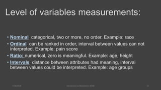 Introduction to biostatistics | PDF