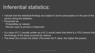 Introduction to biostatistics | PDF