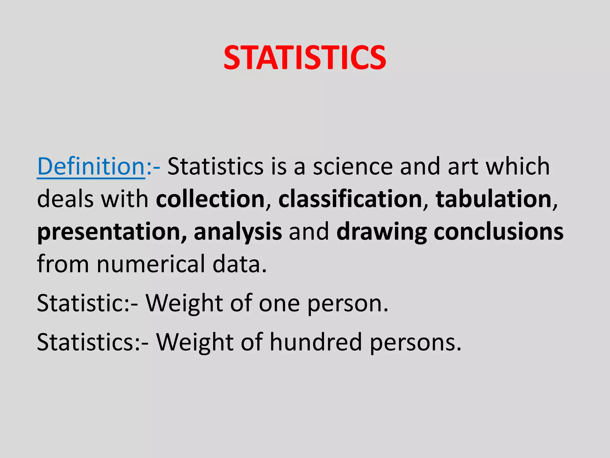 Introduction to biostatistics | PPTX