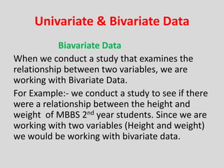 Introduction to biostatistics | PPTX