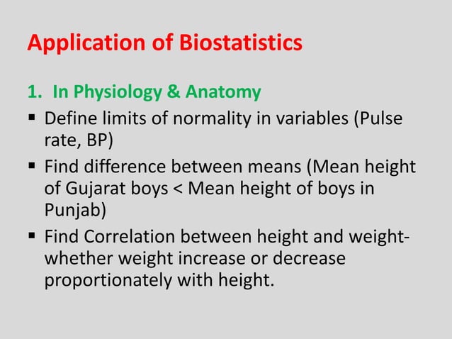 Introduction to biostatistics | PPTX | Science