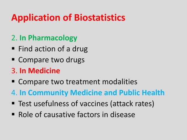 Introduction to biostatistics | PPTX | Science