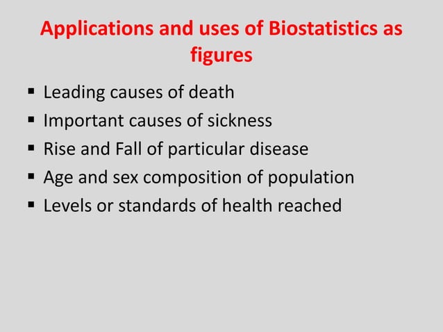 Introduction to biostatistics | PPTX | Science