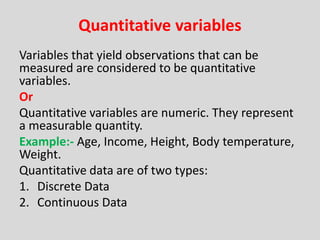 Introduction to biostatistics | PPT